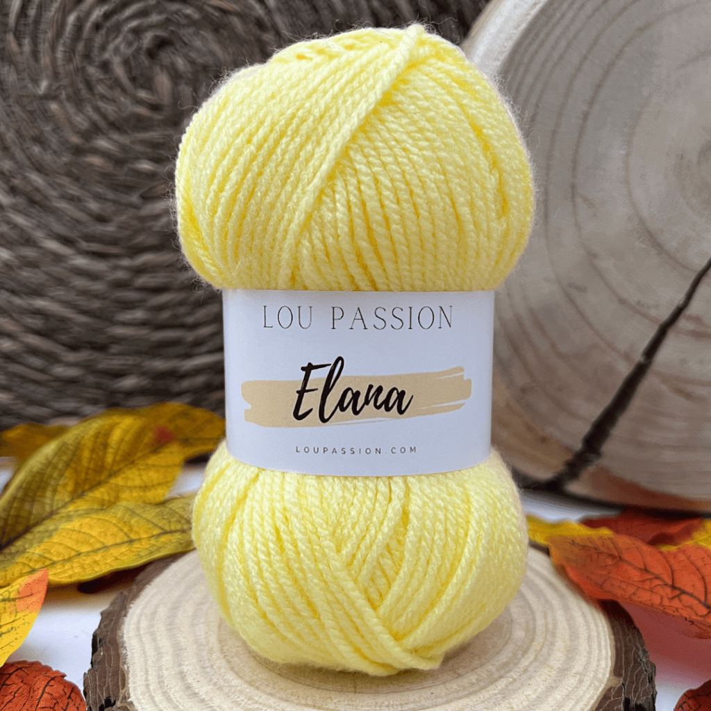 Réf 623 Elana couleur Jaune Pastel - Lou Passion