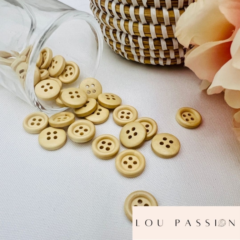 Boutons bois - Lou Passion