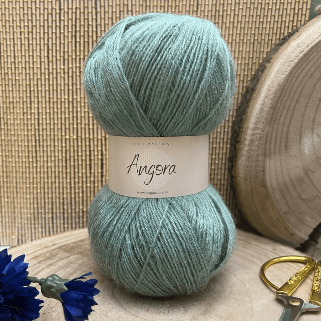 Pelote Angora Sauge 100g REF 27 - Lou Passion