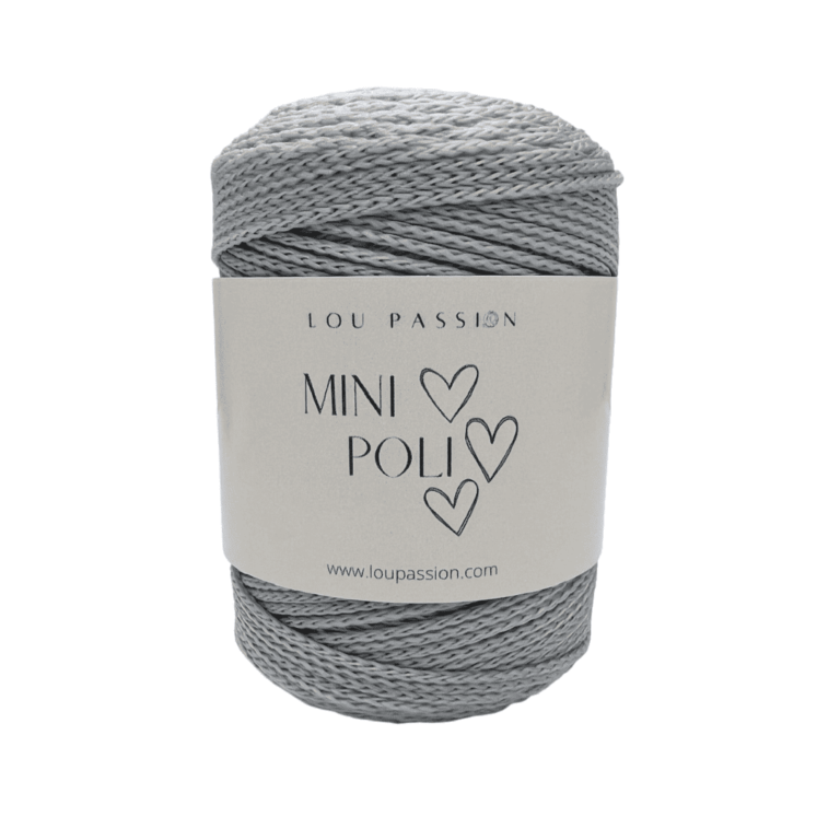Mini Poli Gris pâle 100g REF 060 - Lou Passion