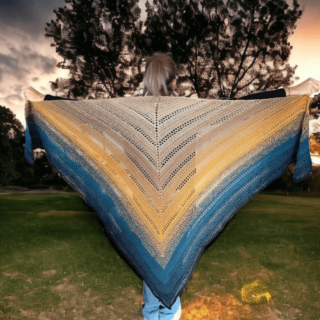 Modèle châle Elodie tutoriel vidéo pas à pas - Lou Passion