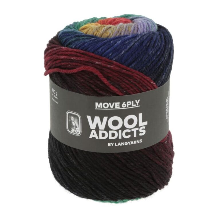 Laine Wool Addicts by Lang Yarns - MOVE 6-PLY 1146.0004 - Lou Passion