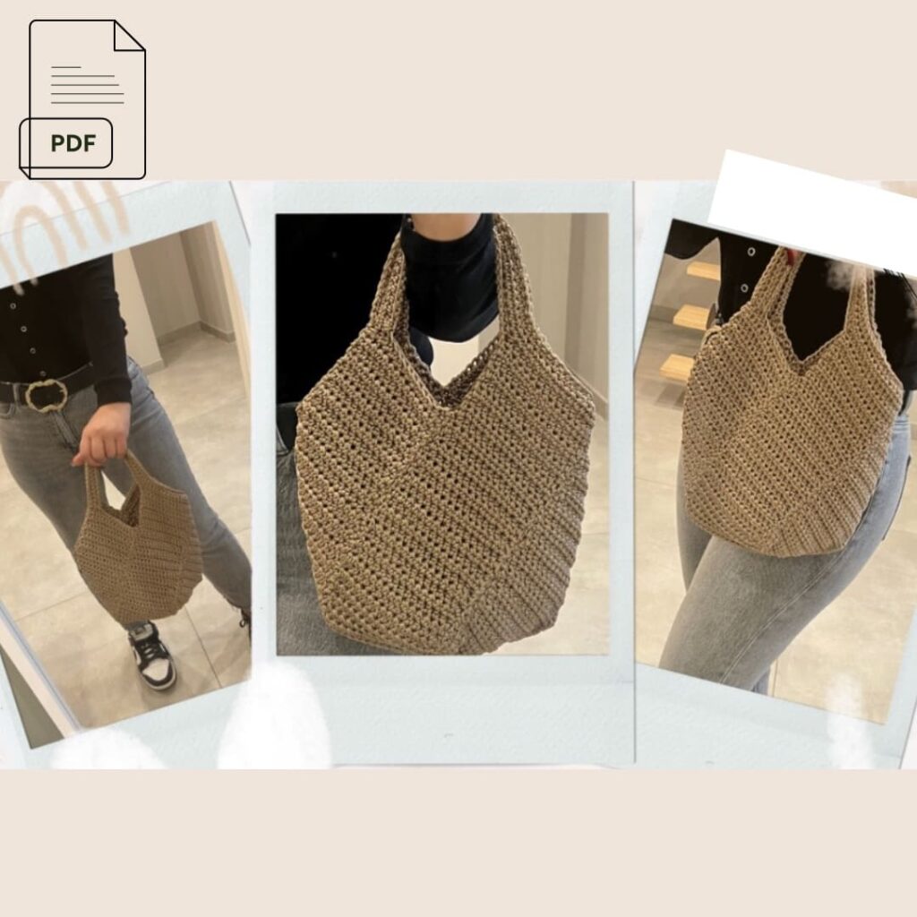 Sac au crochet facile Mia - Tutoriel Pdf - Lou Passion